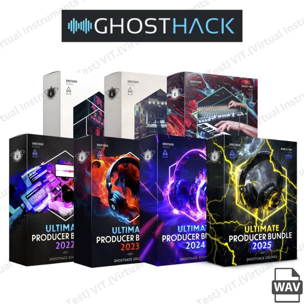 🔊 GhostHack Ultimate Producer Bundle 𝟐𝟎𝟏𝟗 - 𝟐𝟎𝟐𝟓 [𝑪𝑶𝑴𝑷𝑳𝑬𝑻𝑬 𝑪𝒐𝒍𝒍𝒆𝒄𝒕𝒊𝒐𝒏] WAV | GhostHack 🔊 Sample ...