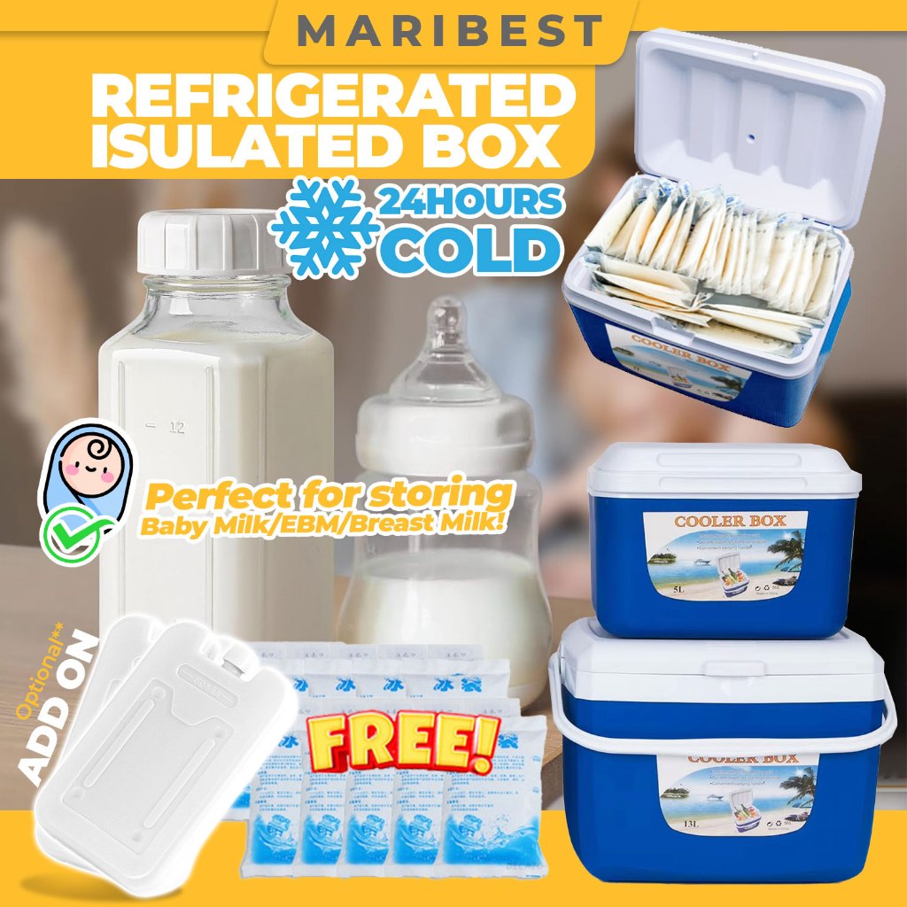 3.5L/5L/13L Ice Cooler Box Portable Food&Drink Storage Container ...