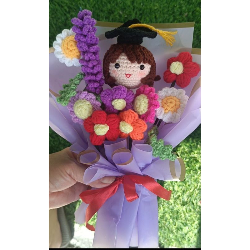 💐 bouquet bunga crochet💐bouquet flowers crochet handmade💐bunga kait ...