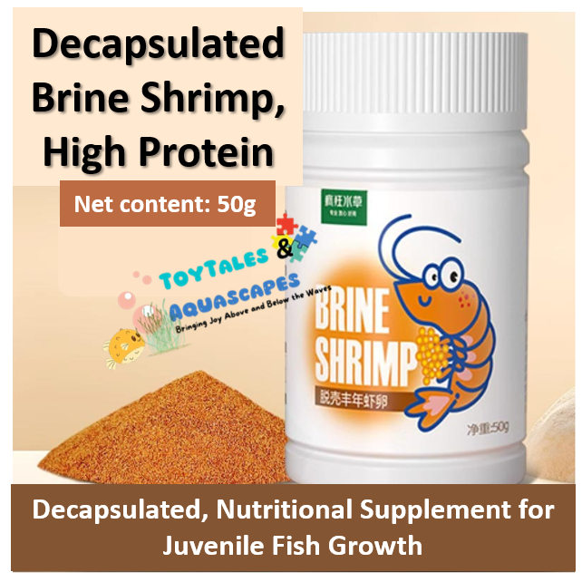 Decapsulated Brine Shrimp Feed, Nutritional High Protein Supplement for ...