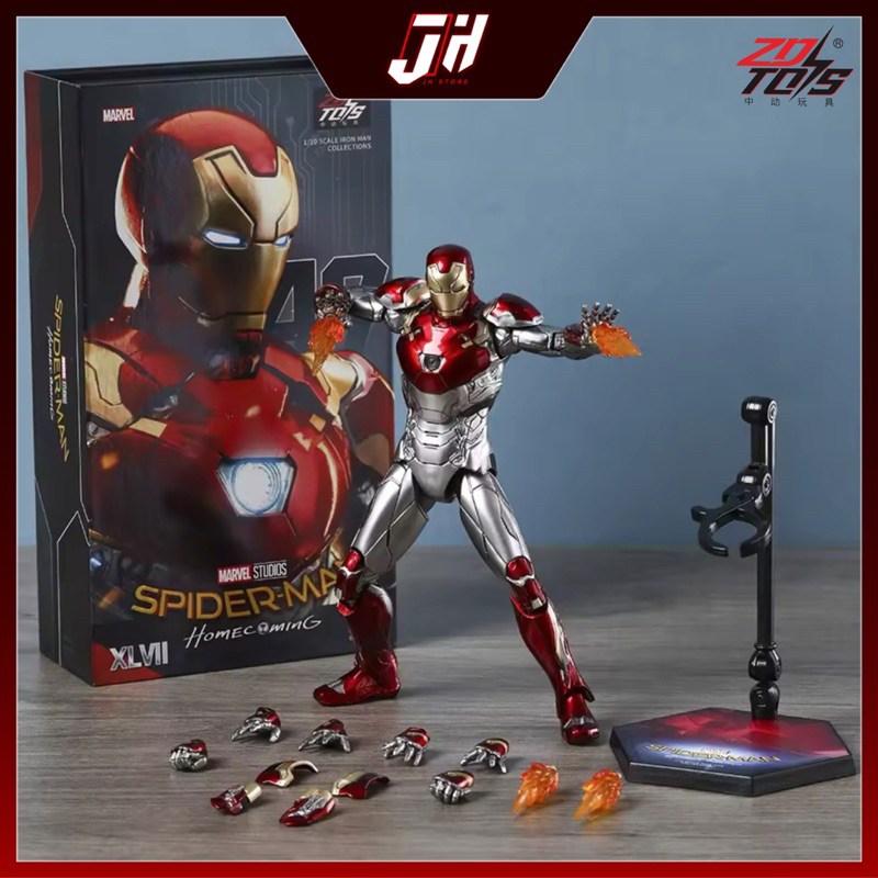 Ironman Mark 47 Action Figures Original ZD TOYS Ironman MK47 Action ...