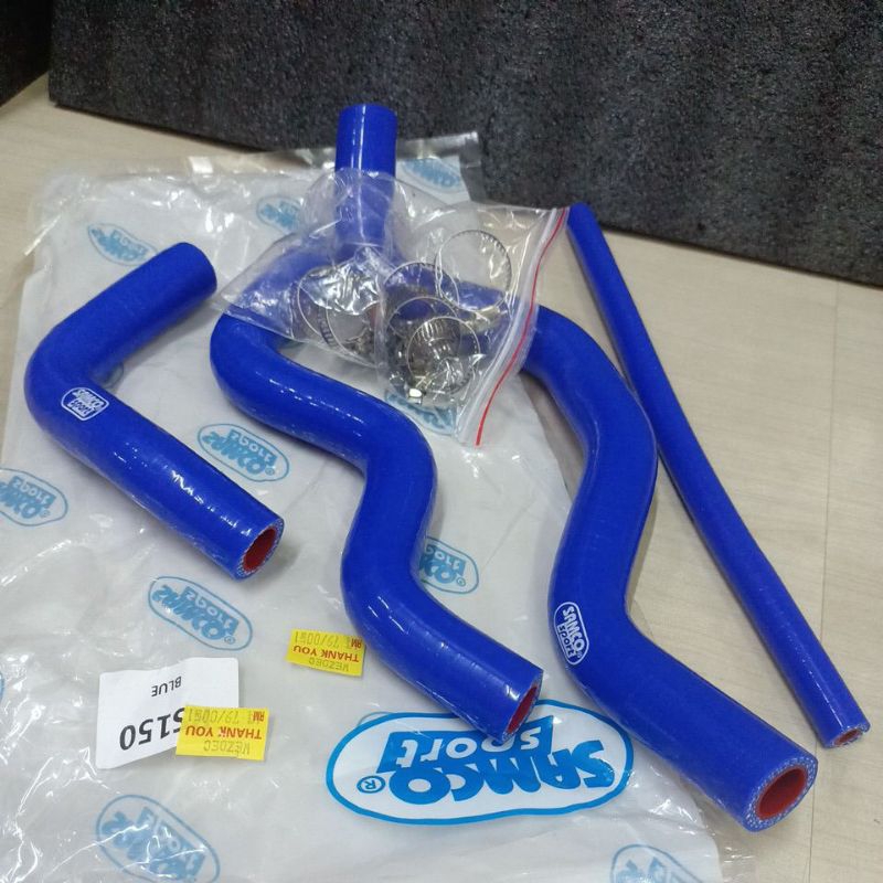 RADIATOR HOSE SAMCO SPORT RS150/RSX150 RACING RADIATOR PIPE TANGKI PIPE ...