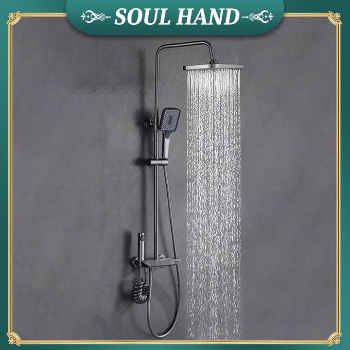 SOUL HAND 4in1 Digital Shower Set Bathroom Mixer Faucet Head Bathtub ...