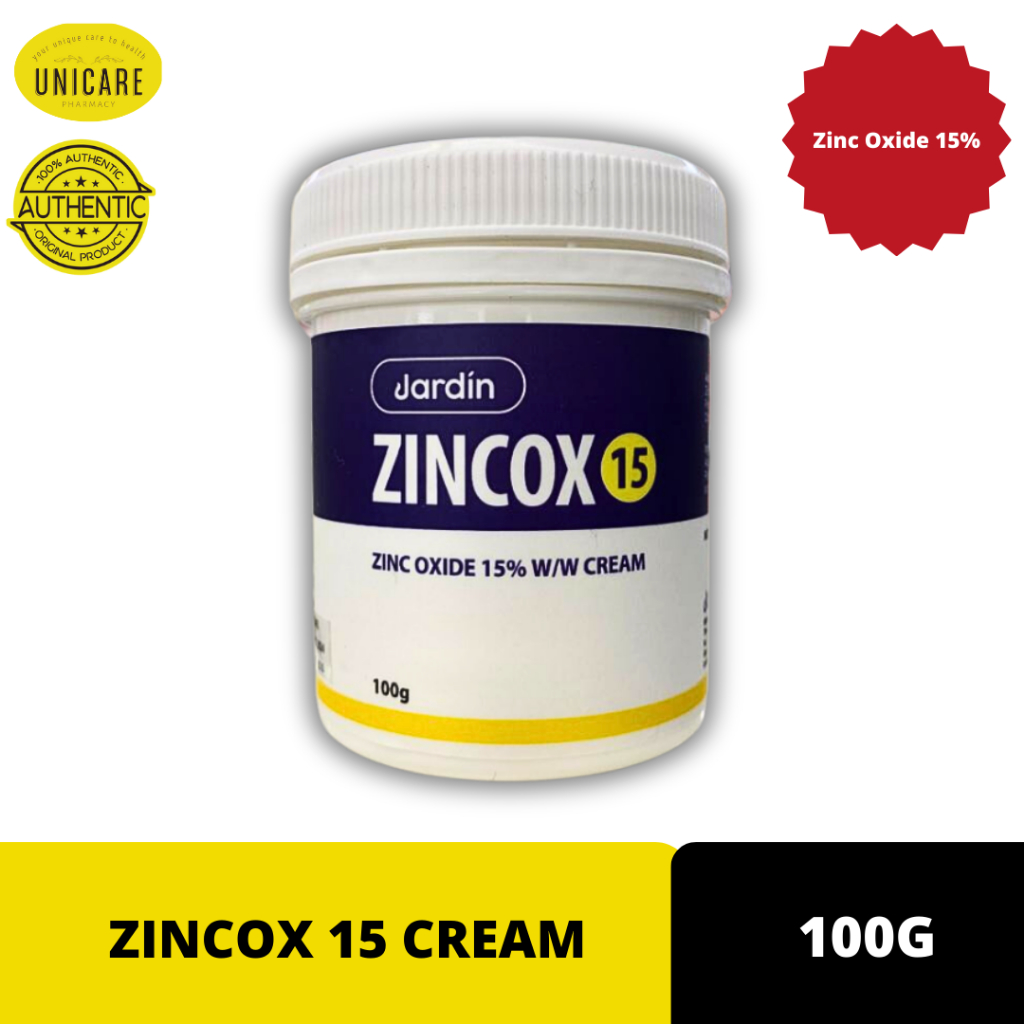 ZINCOX 15 CREAM Zinc Oxide 15% 100G | Shopee Malaysia