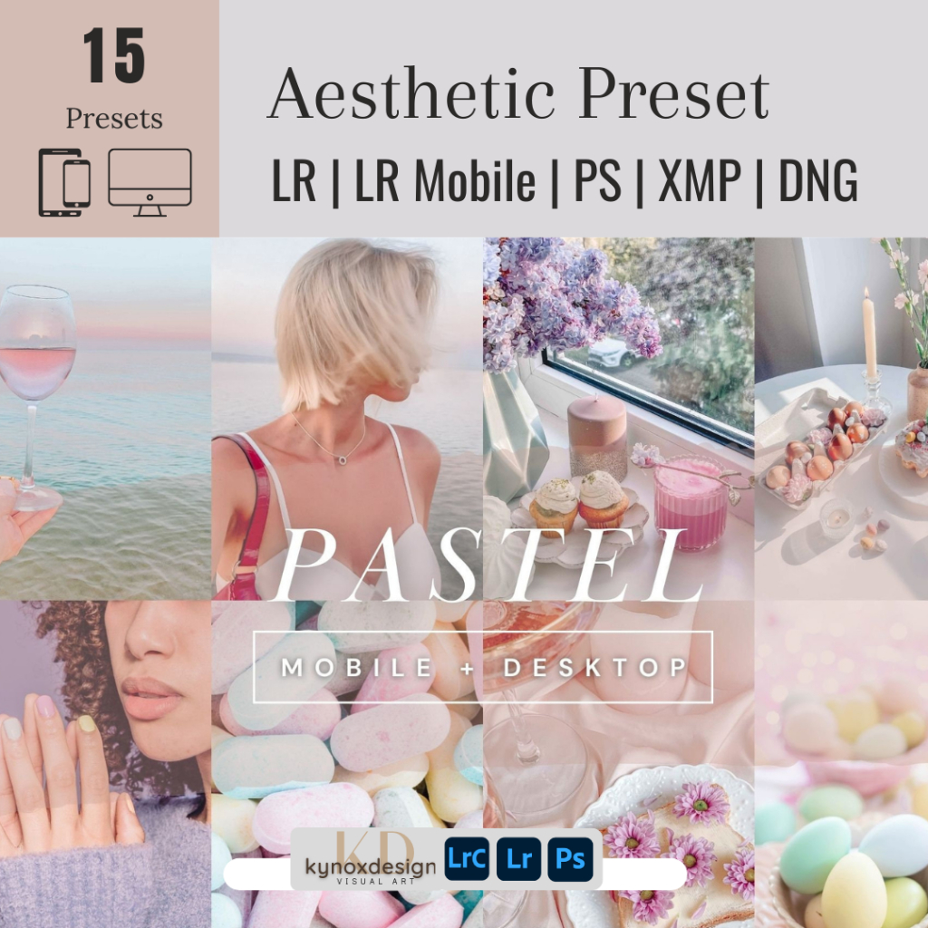 [Lightroom Preset] Aesthetic Preset - Pastel for LR/LR(mobile)/PS ...