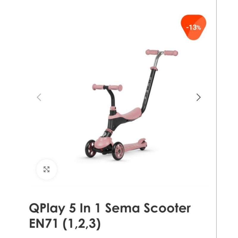 QPLAY 5 IN 1 SEMA SCOOTER EN71 (1,2,3) | Shopee Malaysia