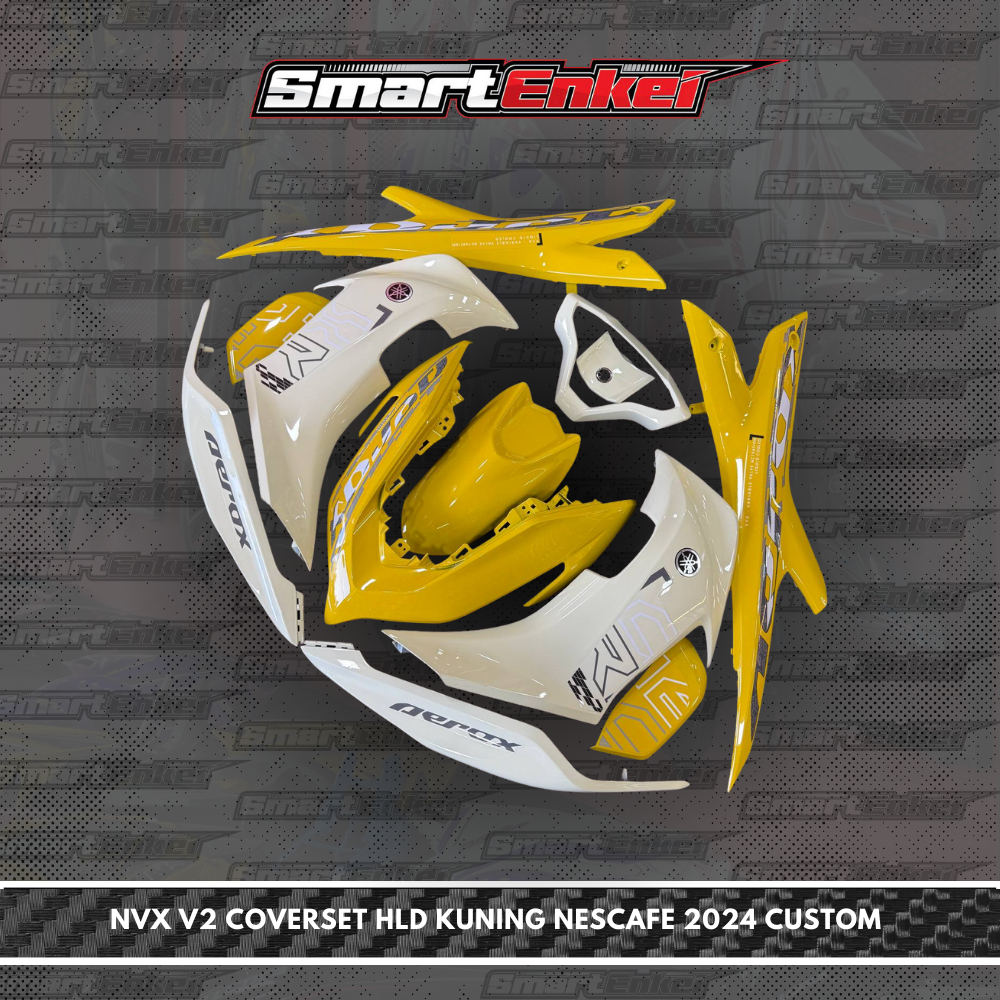 HLD-NVX V2 COVERSET KUNING NESCAFE 2024 CUSTOM HLD | Shopee Malaysia