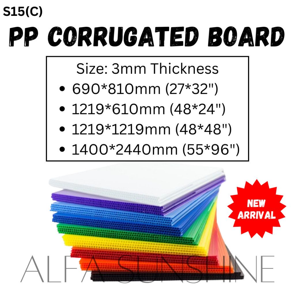 ALFA | Large Size Custom Size 3mm Impra Board PP Corrugated Board Thick ...