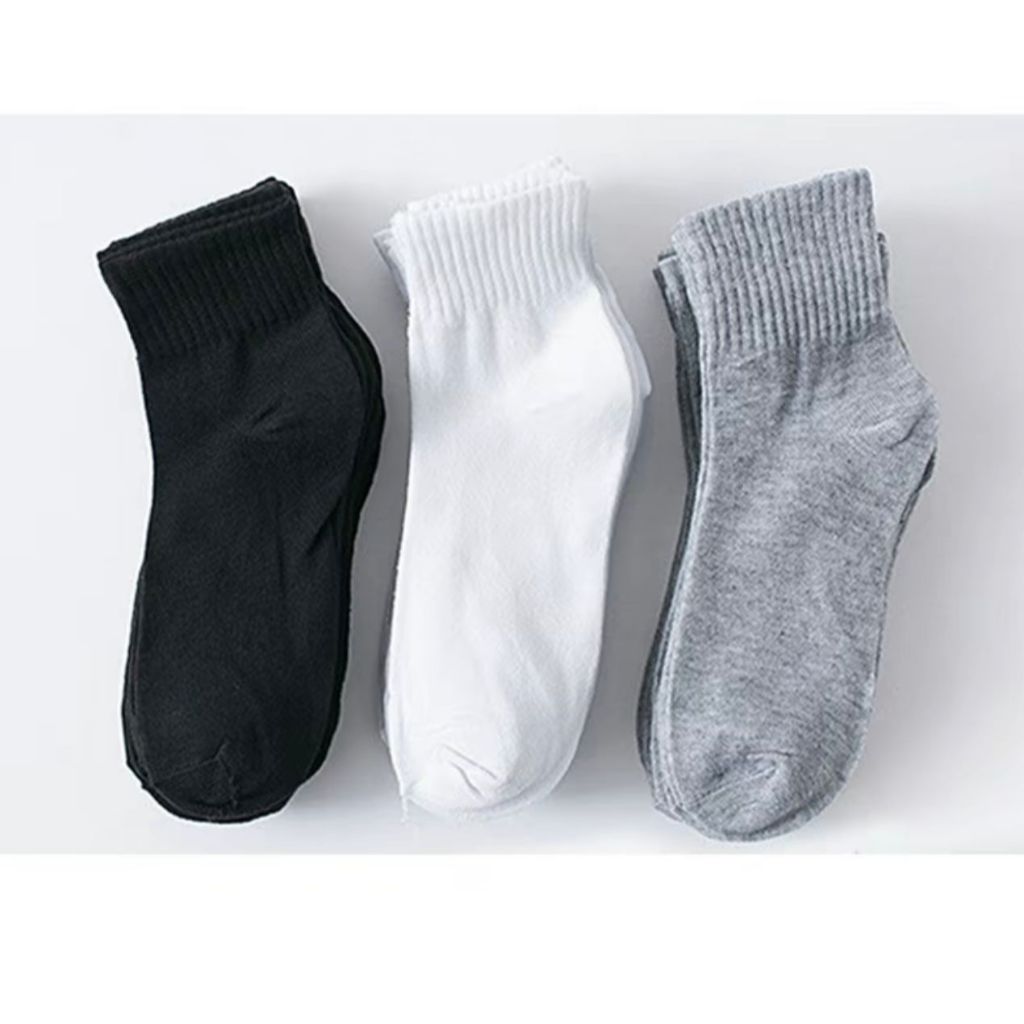 [20 Pairs Cheapest Socks] Low cut socks, short socks, crew socks, black ...