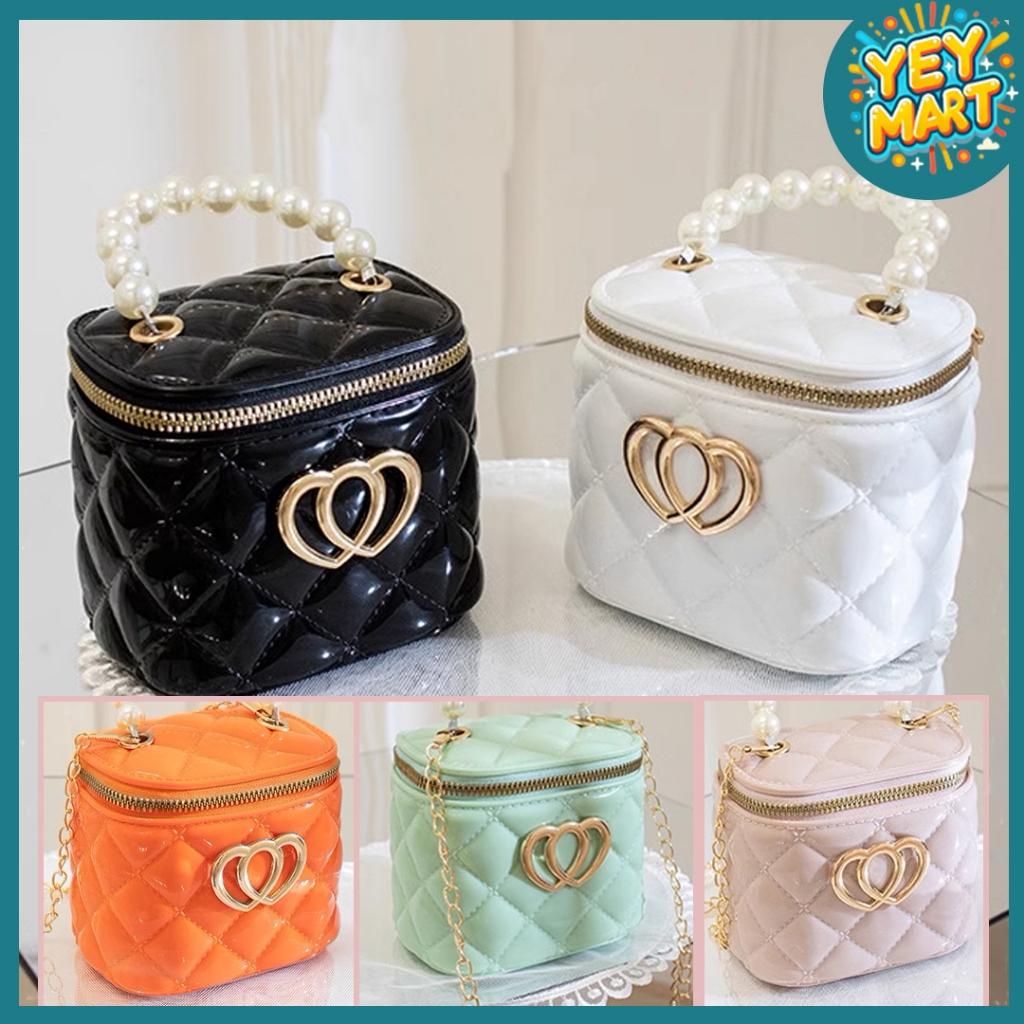 Yey Mart Jelly Bag Lingge Cosmetic Bag Pearl Hand Bill of Lading ...