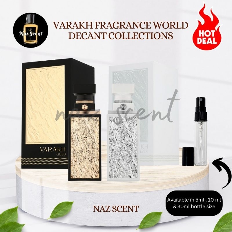 Varakh Fragrance World Decant Collections ( Varakh Gold / Varakh Silver ...