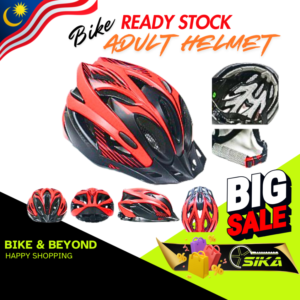 SIKA HM Bicycle Adult Helmet Helmet Basikal Dewasa Durable Quality ...