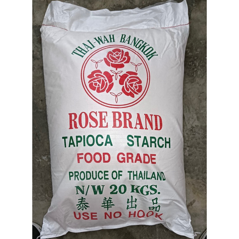TAPIACO STARCH 20kg/Tapioca Starch/Tepung ubi Rangup/Tepung Guni Cap ...