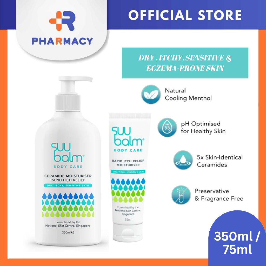 R Pharmacy | Suu Balm Dual Rapid Itch Relief Body Moisturizer 350ml / 75ml | Shopee Malaysia