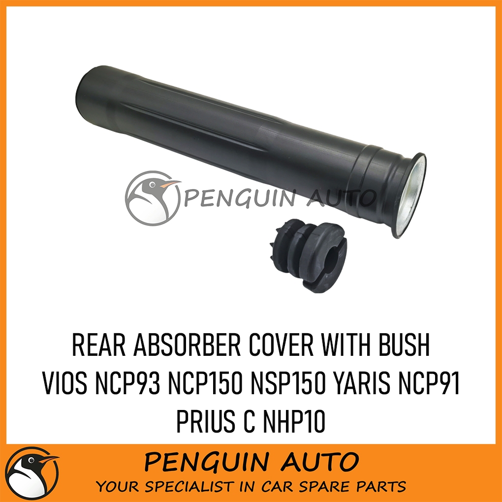 TOYOTA VIOS NCP93 NCP150 NSP150 YARIS NCP91 PRIUS C NHP10 REAR ABSORBER COVER WITH BUSH 48750 ...