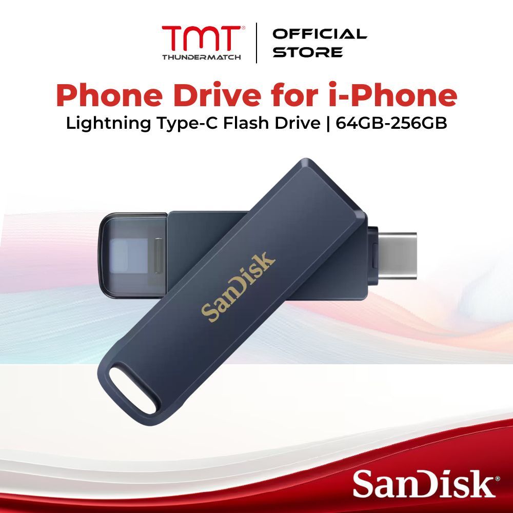 SanDisk Phone Drive / Creator Phone Drive for i-Phone Lightning Type-C ...