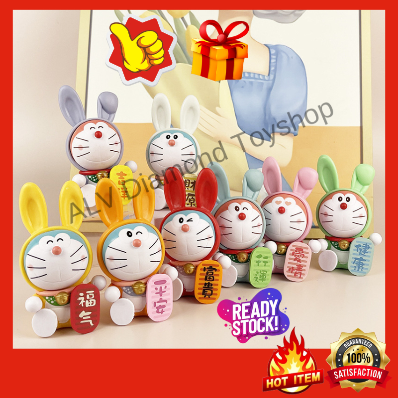 🔥Ready Stock🔥Crayon Lucky Doraemon Bless Series Mini Figure Birthday ...