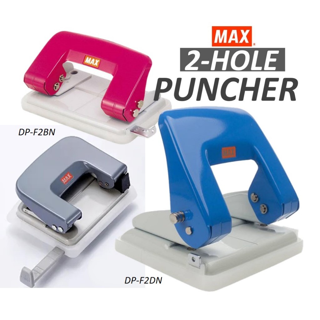 MAX Puncher 2-Hole Punch B Type and D Type DP-F2B / DP-F2BN / DP-F2D ...