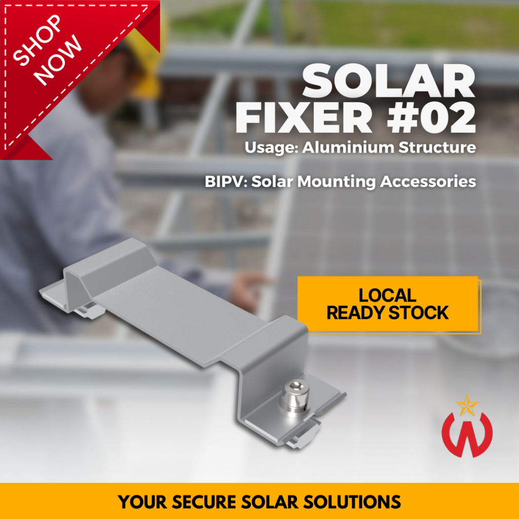 Winstar Solar Fixer #02 (Usage: Aluminium Structure) | Shopee Malaysia