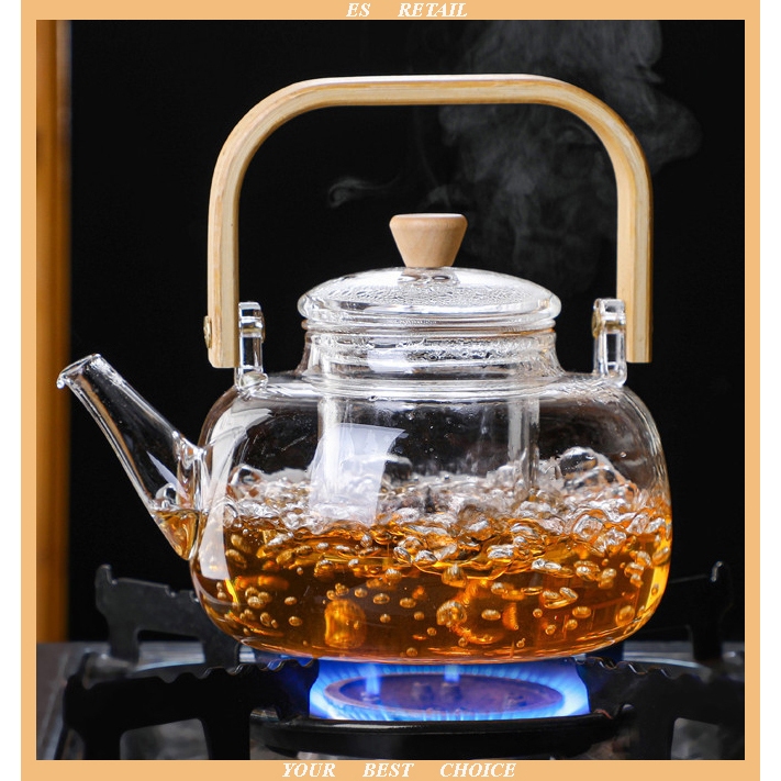 Teapot with strainer Glass jug Borosilicate glass teapot jug Tea pot ...
