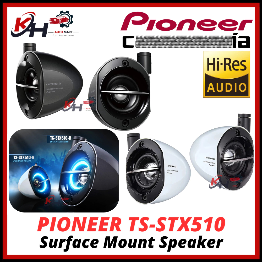 PIONEER (CAROZZ JP) LED Satellite Speaker TS-STX510 100Watt Pillar ...