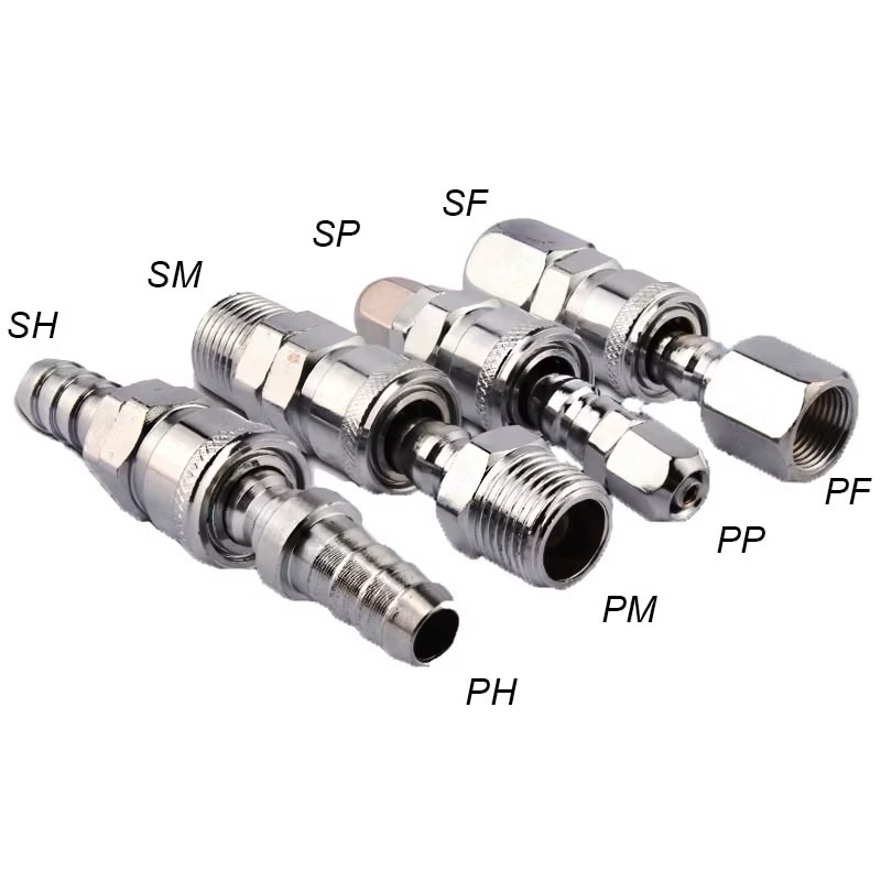 Quick coupler WIND HOSE CONNECTION Compressor coupling PF,SF,SF, PF,SH ...