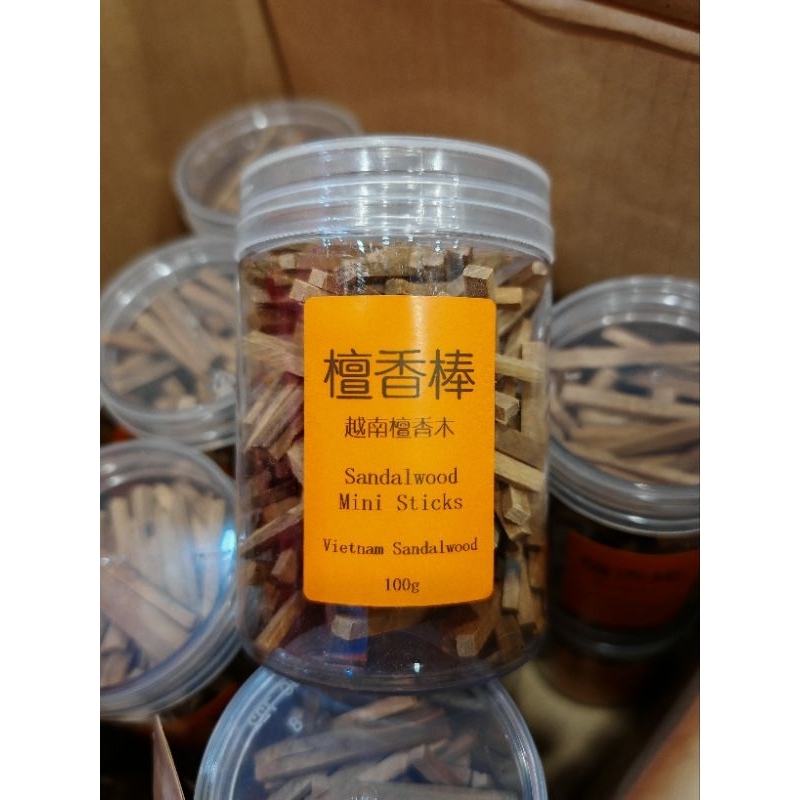 Vietnam Sandalwood Mini Sticks 100g 大吉祥 越南檀香棒 细割 | Shopee Malaysia