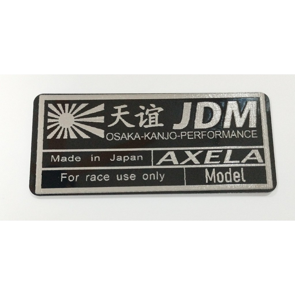 mazda 3 axela emblem jdm kanjo | Shopee Malaysia