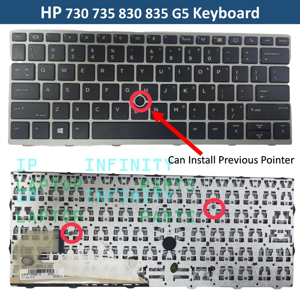 HP EliteBook 730 G5 735 G5 735 G6 830 G5 836 G5 Laptop Backlight ...