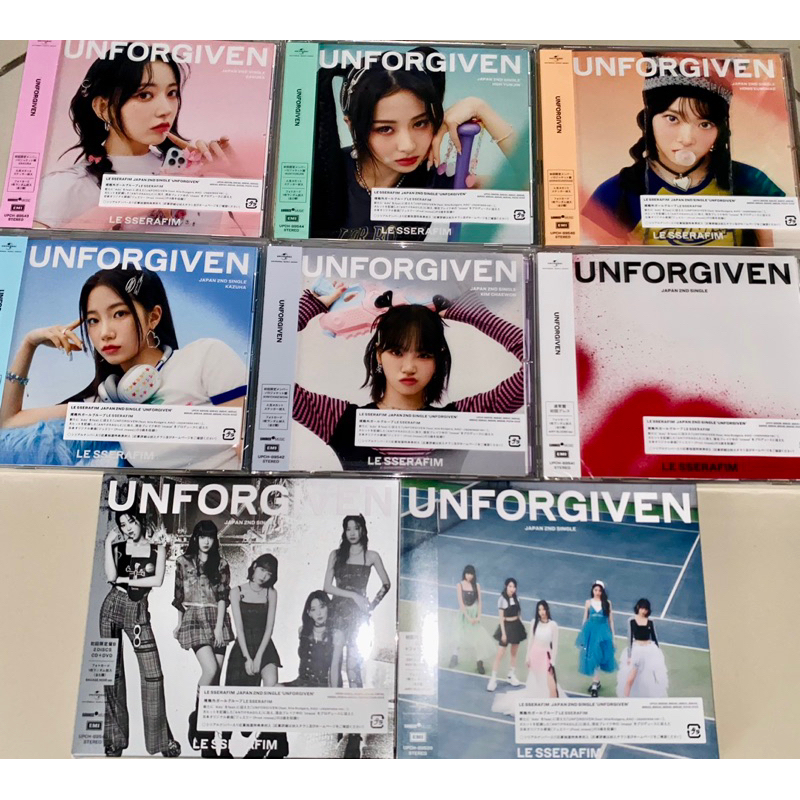 [READY STOCK] LE SSERAFIM UNFORGIVEN JAPAN ALBUM LESSERAFIM | Shopee ...