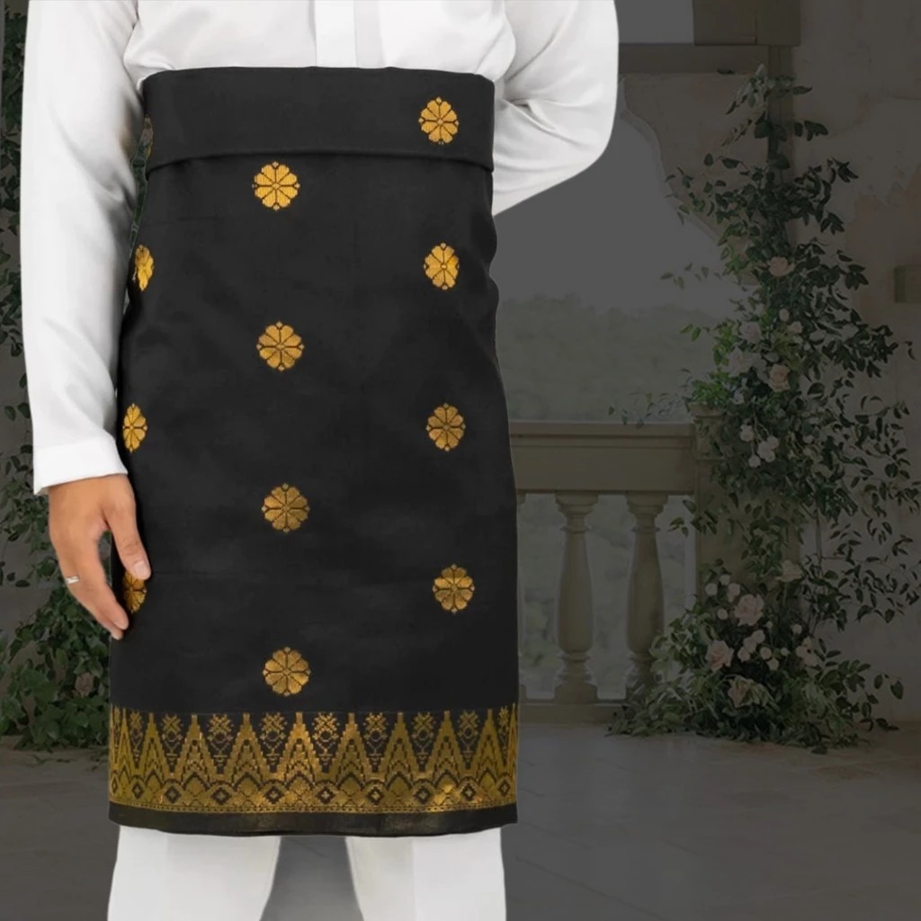 SAMPIN CORAK BUNGA TABUR | SONGKET TENUN COTTON | MUSLIM FASHION | MEN ...