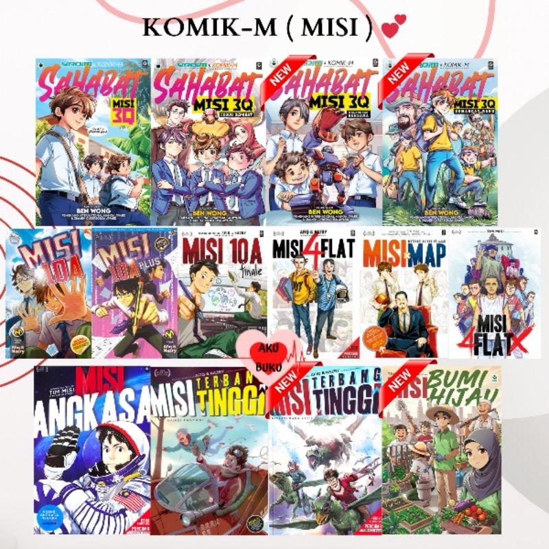 [Komik-M] Misi 10A, Misi 4 Flat, Sahabat Misi 3Q, Misi Reunion, Misi ...