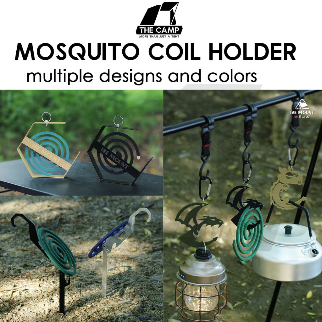 Outdoor Camping Hexagon Mosquito Coil Rack Holder with Hanging Hook ...