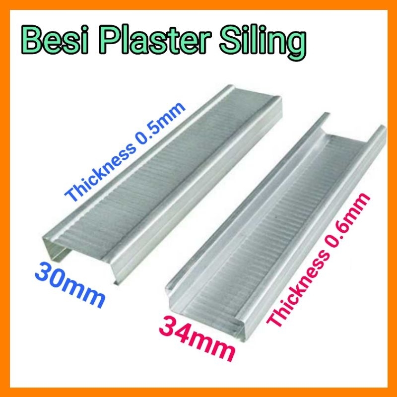 Besi Plaster Siling 30mm / 34mm | Shopee Malaysia