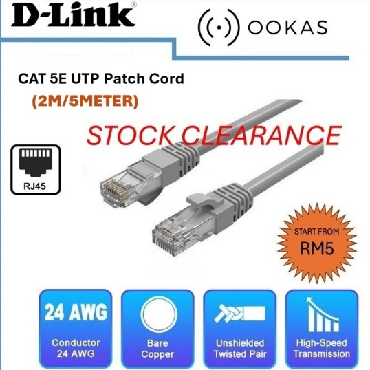 D-Link Stock Clearance: Ethernet Network LAN Cable | Shopee Malaysia