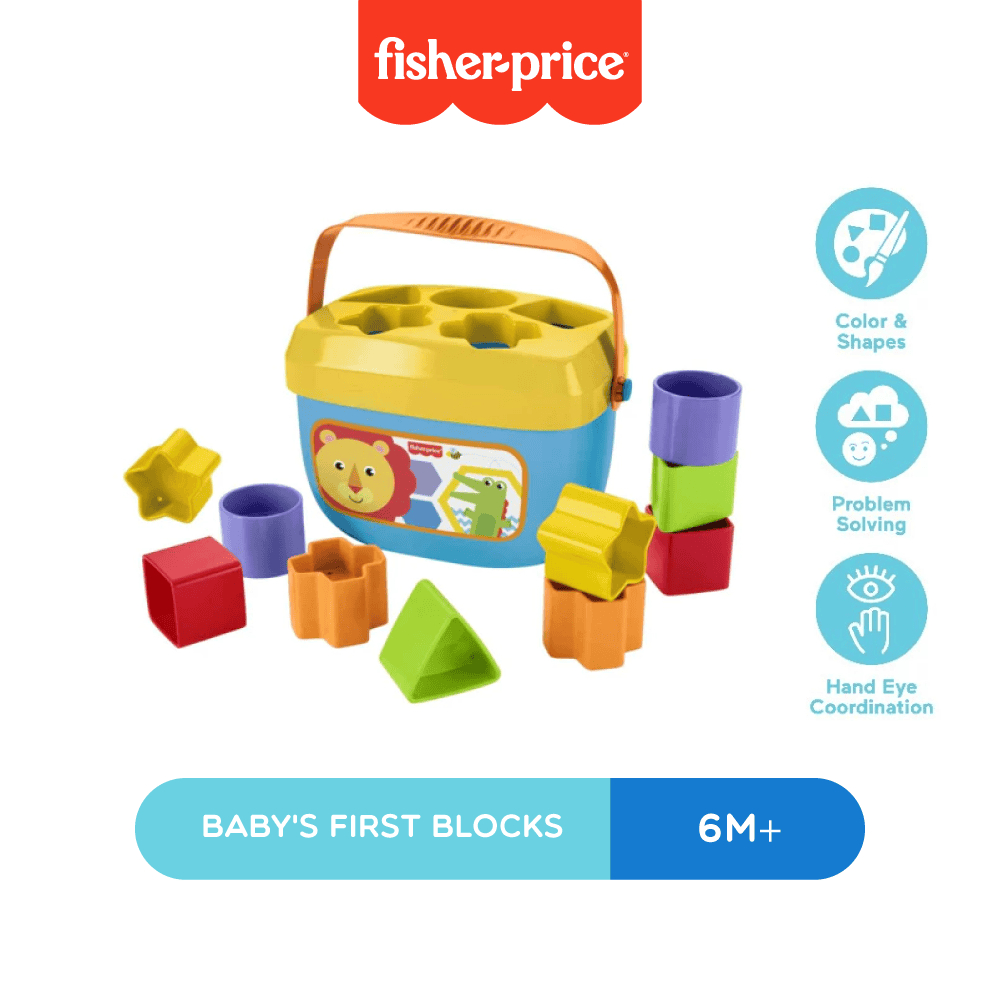 FISHER-PRICE - BABY'S FIRST BLOCKS | Shopee Malaysia