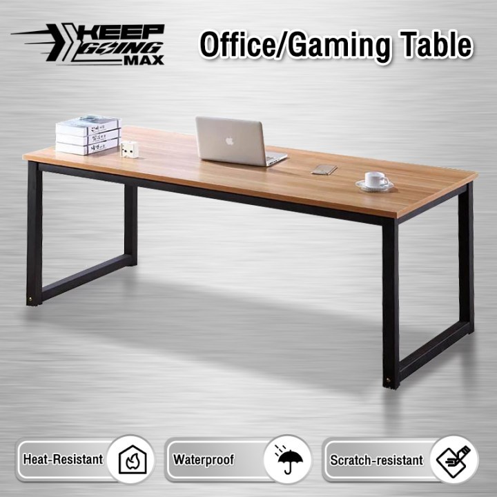 🔥Ready Stock🔥Office Table kayu tebal/berat/kukuh/E-Sport Study table ...