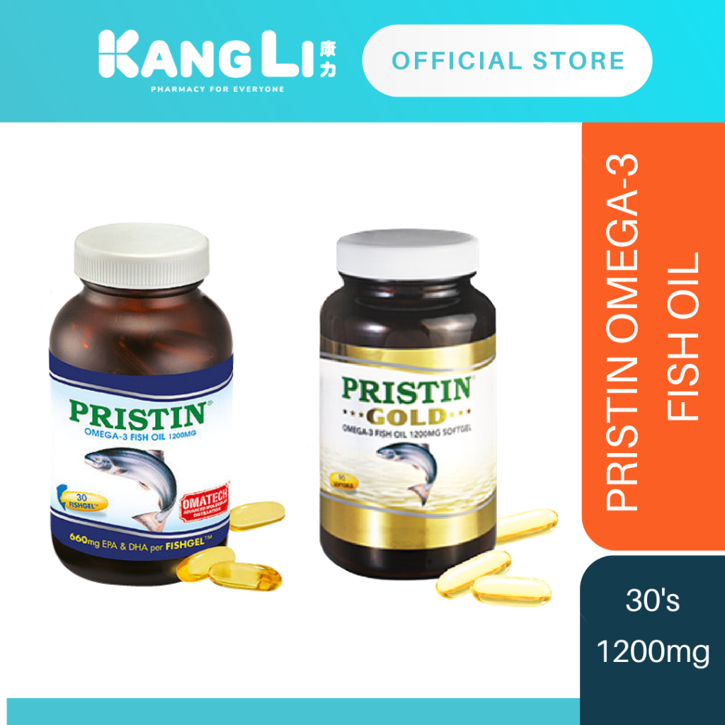 Pristin Omega-3 Fish Oil 1200MG Softgel | Pristin Blue | Pristin Gold ...
