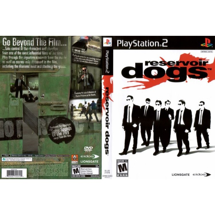 PS2 Reservoir Dogs (DVD GAME) | Shopee Malaysia