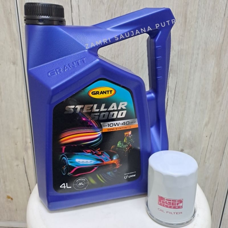 10W40 4L GRANTT STELLAR 5000 by UMW yang penting ianya Original - Semi ...