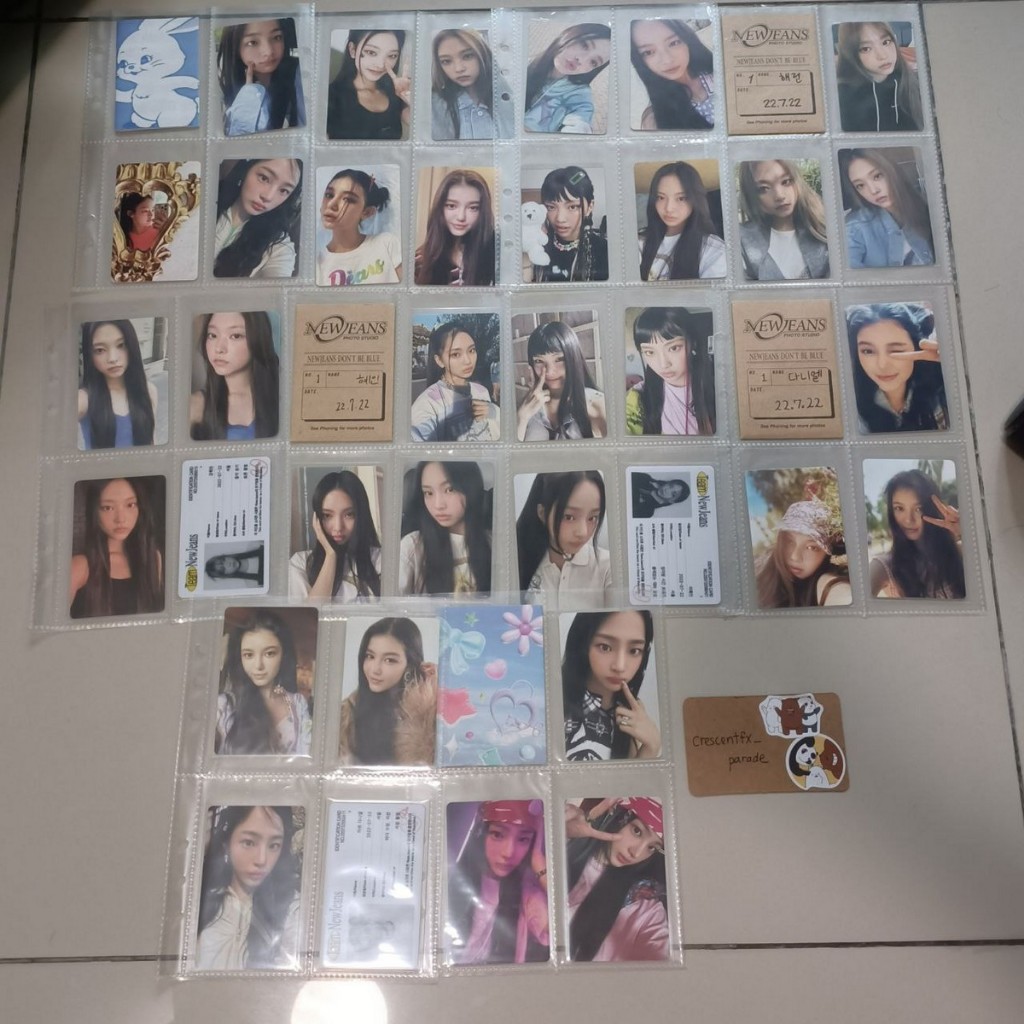 NewJeans 1st EP New Jeans Bluebook ver Weverse Album Photocard - Minji Haerin Hanni Danielle ...