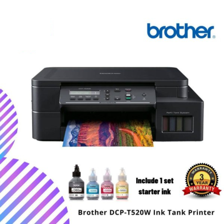 Brother DCP-T520W Ink Tank Printer | Shopee Malaysia