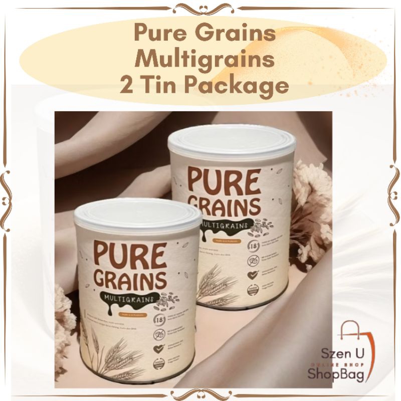 Pure Grains Multigrains - Minuman Bijirin Sihat | Tanpa Gula | Perfect Blend Of Taste & Health ...