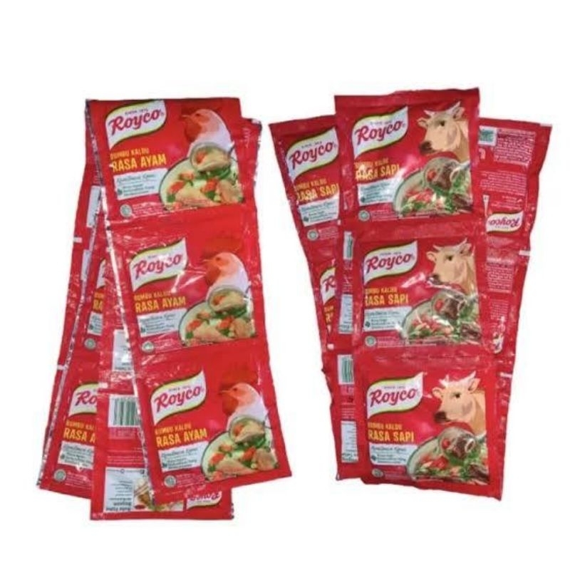 ROYCO KADLU AYAM @ SAPI/DAGING- MINI- 8g_ 1 RENTENG/BARIS(12PCS ...