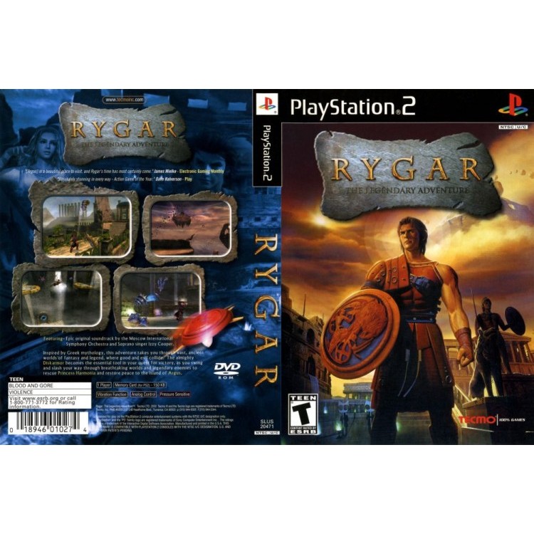 PS2 Rygar - The Legendary Adventure (DVD GAME) | Shopee Malaysia