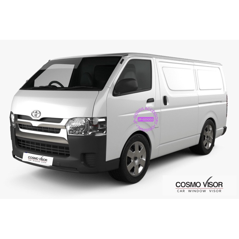 Toyota HiAce 2007 - 2021 Door Visor Window Vent Visors Deflectors Air ...