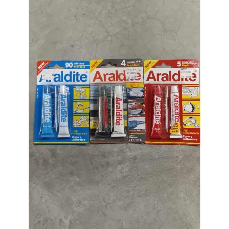 READY STOCK !!! ARALDITE RAPID STEEL EPOXY/ FAST-SETTING EPOXY ADHESIVE ...