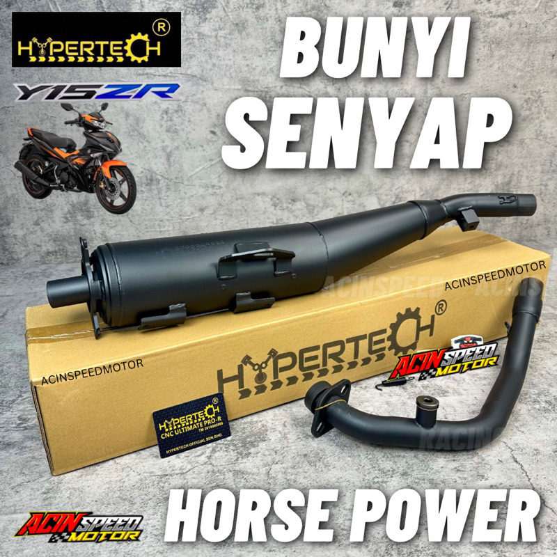 100% ORIGINAL HYPERTECH ULTIMATE PRESSURE EXHAUST Y15ZR Y16/LC135 V4-V8 Fi Standard Racing Ekzos ...