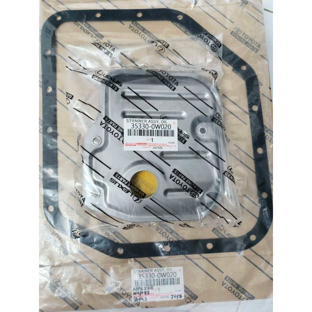 TOYOTA AUTO TRANSMISSION FILTER with GASKET FOR VIOS/YARIS NCP91/WISH ...