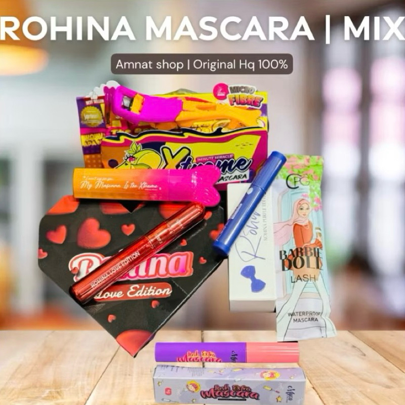 ROHINA MASCARA | LOVE EDITION | 1 MINUTE MIRACLE MASCARA | MYCA LASH ...